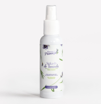 Body splash con esencial de lavanda 120 ml