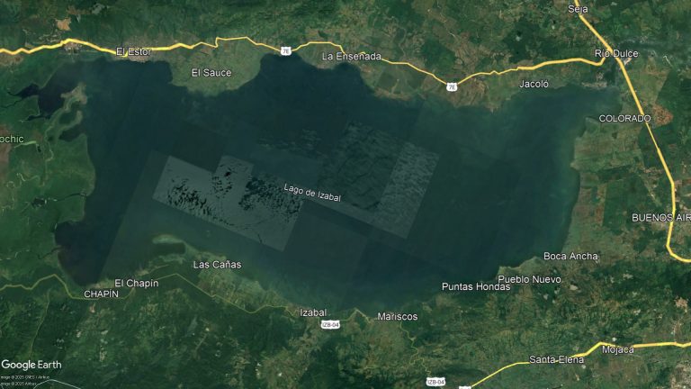 Lago de Izabal es el gigante de agua dulce en Guatemala